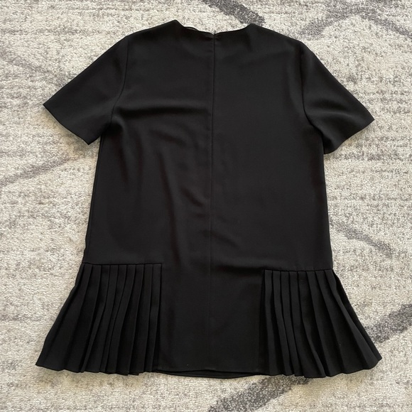 Zara | Dresses | Zara Black Pleated Bottom Dress | Poshmark